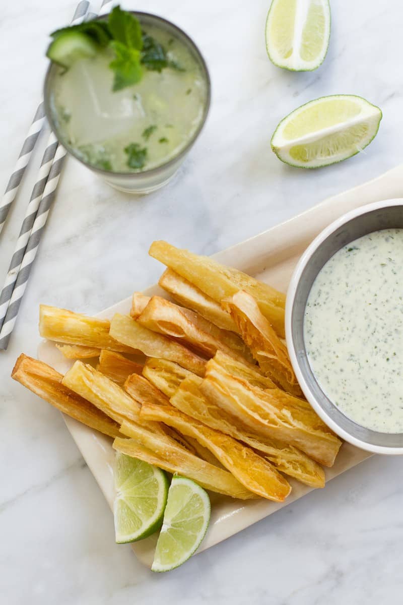 Yucca Fries with Mojo Mayonnaise — Salt & Wind Travel