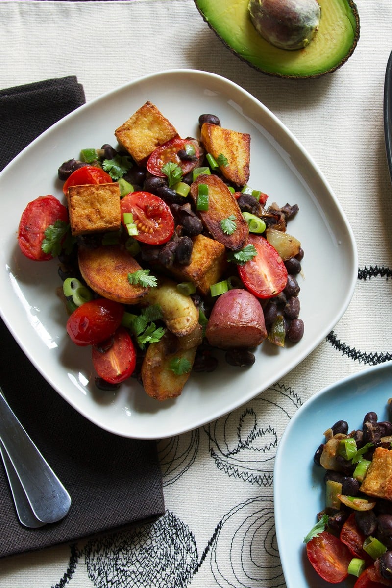 Easy TexMex Tofu Hash — Salt & Wind Travel
