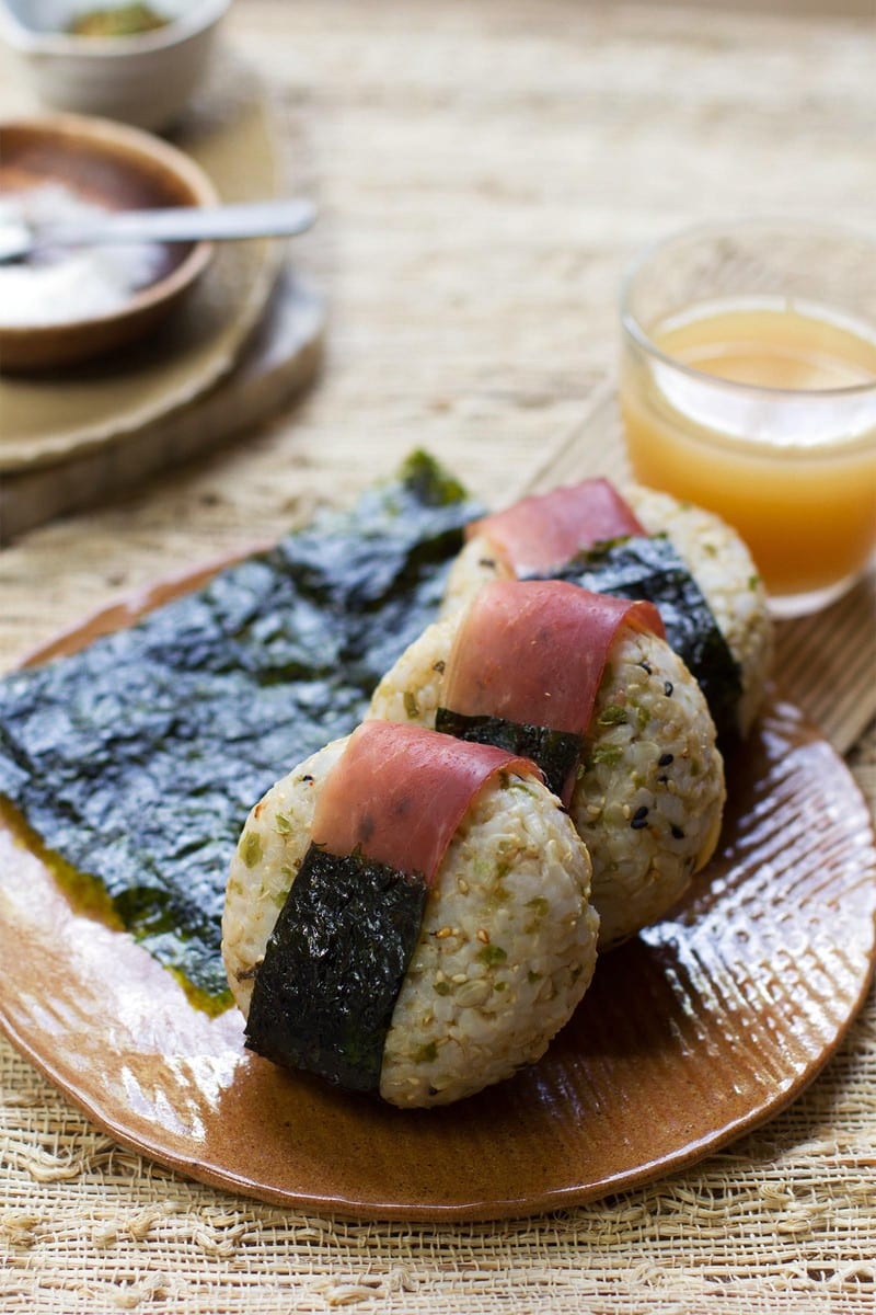 Ham and Egg Breakfast Onigiri — Salt & Wind Travel