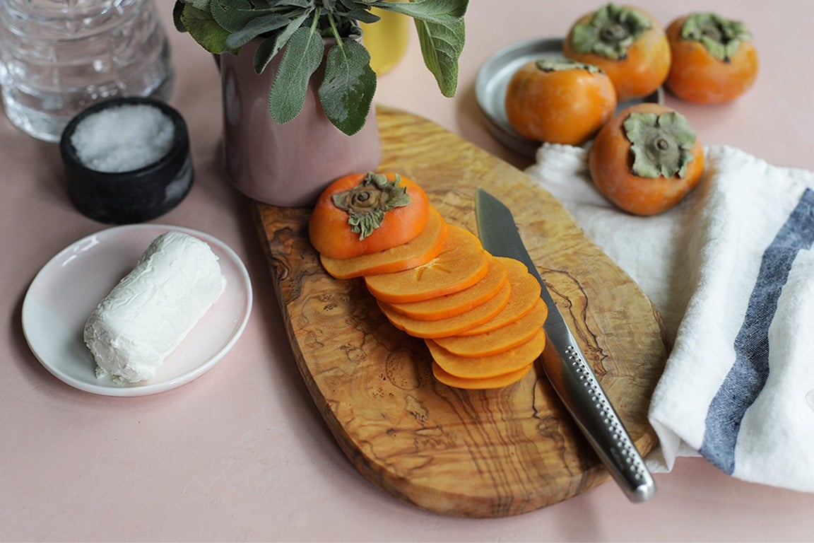 Fried Sage and Goat Cheese Persimmon Appetizer — Salt & Wind Travel