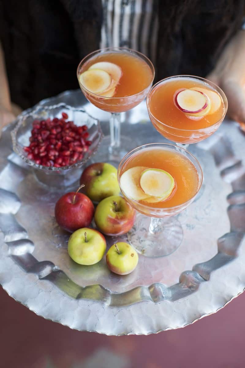 Pomegranate Ginger Apple Cider Punch Cocktail — Salt & Wind Travel