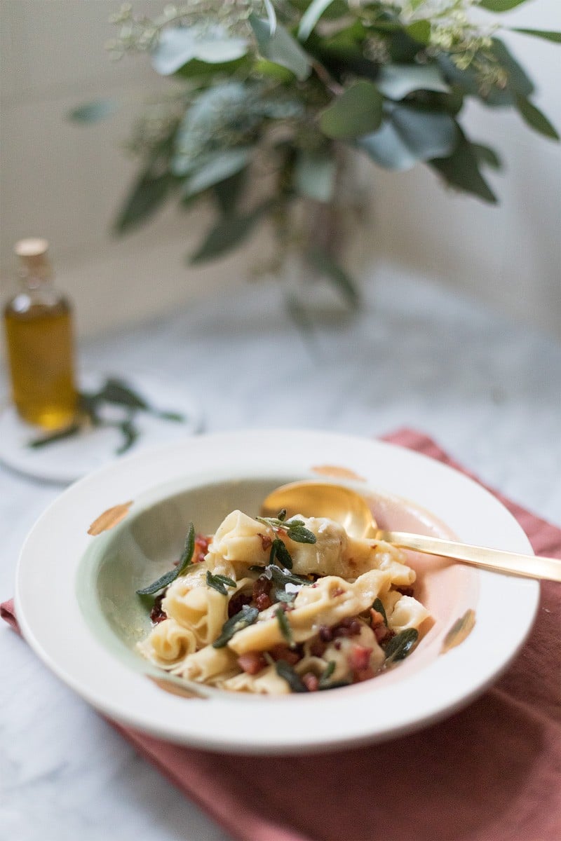 Casoncelli Pasta With Pancetta Brown Butter Sage Sauce — Salt & Wind Travel