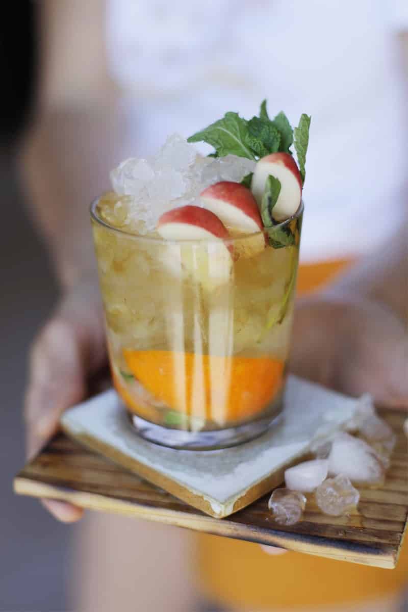Citrus Peach Bourbon Smash Cocktail — Salt & Wind Travel
