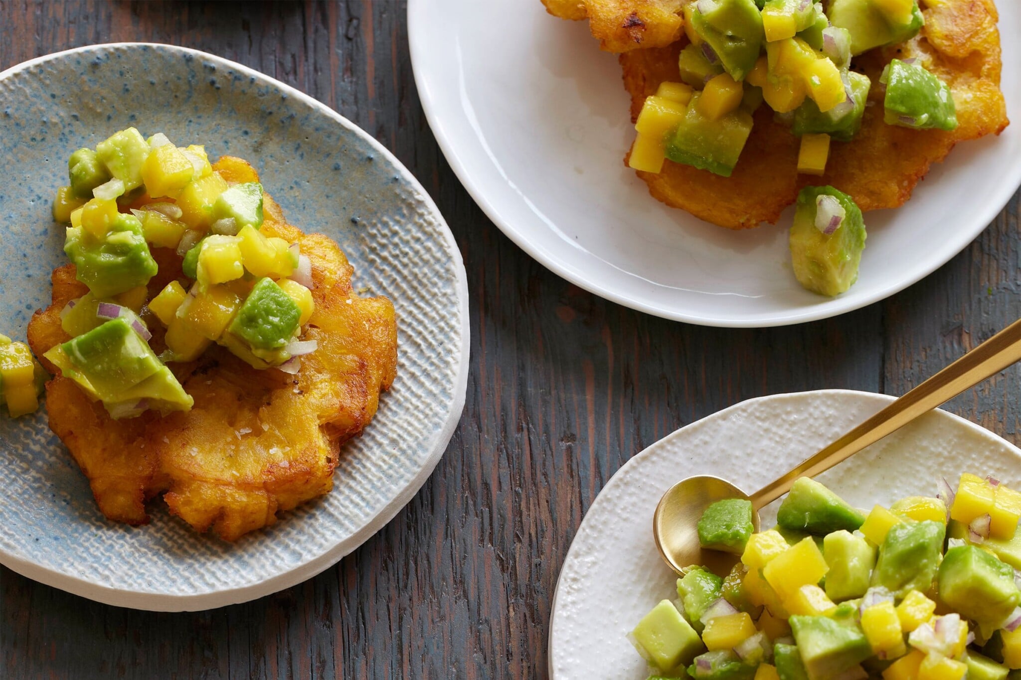 Tostones With Chunky Avocado Recipe — Salt & Wind Travel