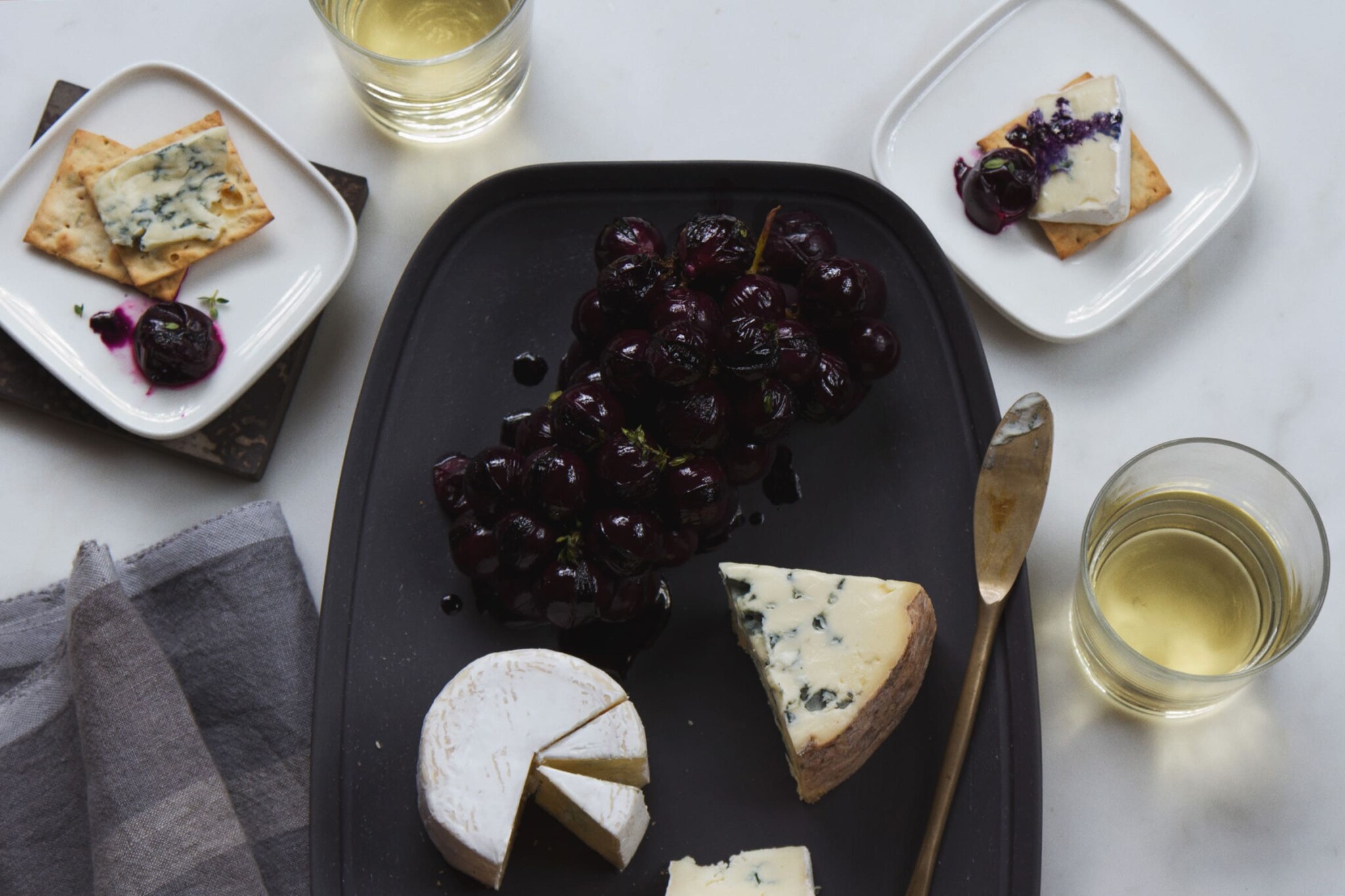 Balsamic Concord Roasted Grapes Recipe