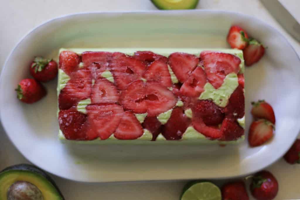 Avocado Coconut Strawberry Semifreddo Recipe — Salt & Wind Travel