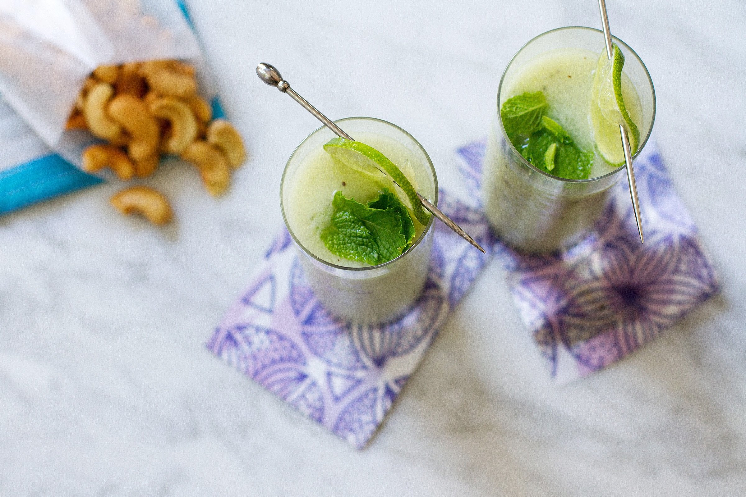 {Cathay Delight} Coconut Kiwi Mint Frappe Recipe — Salt & Wind Travel