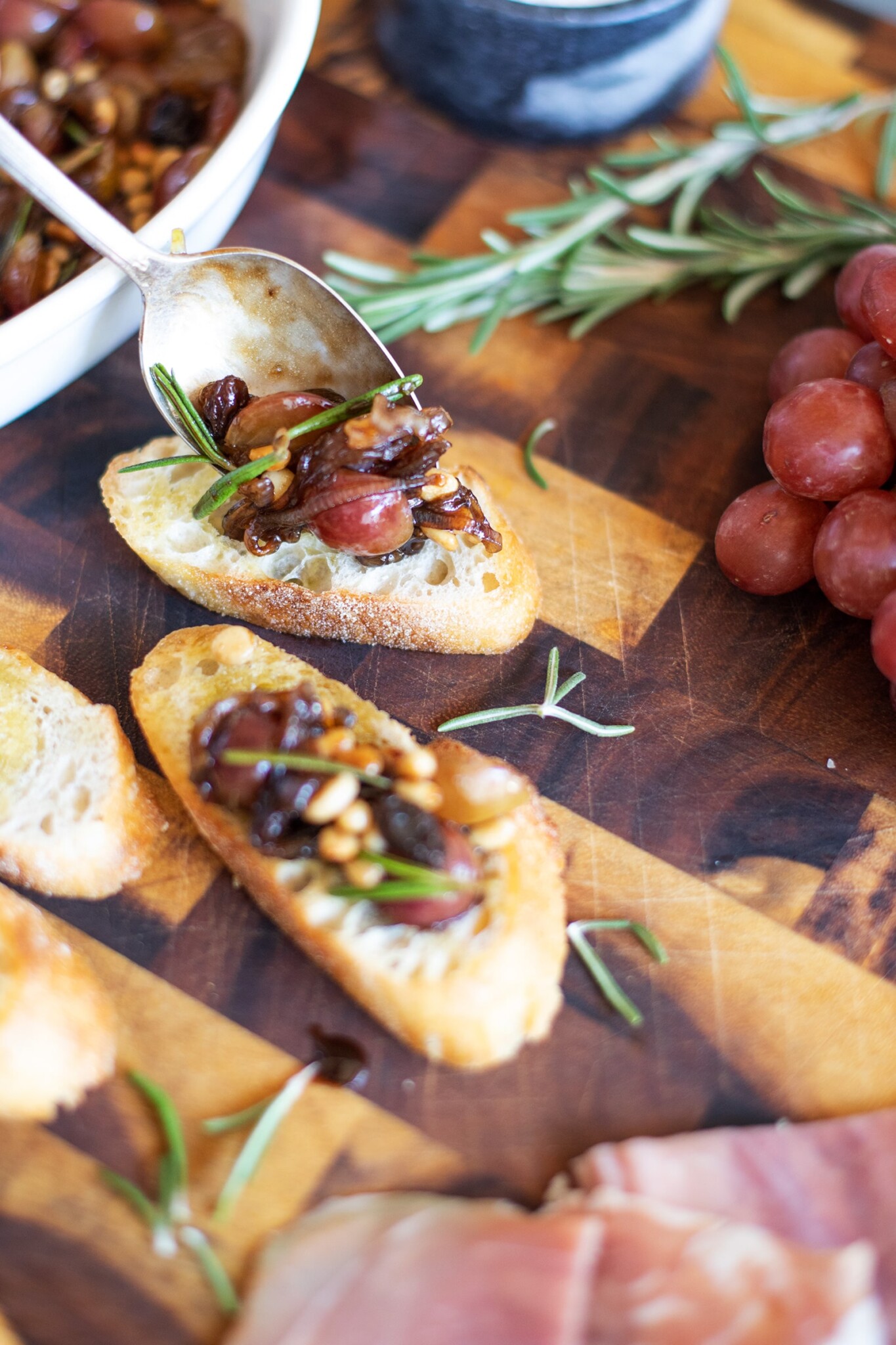 Roasted Grapes With Agrodolce Sauce — Salt & Wind Travel