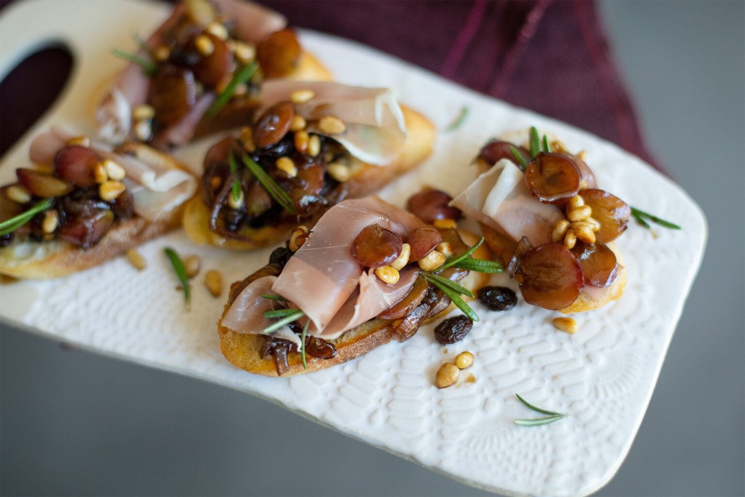 Roasted Grapes With Agrodolce Sauce — Salt & Wind Travel