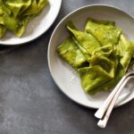 Mandilli Pasta with Creamy Pesto Sauce — Salt & Wind Travel