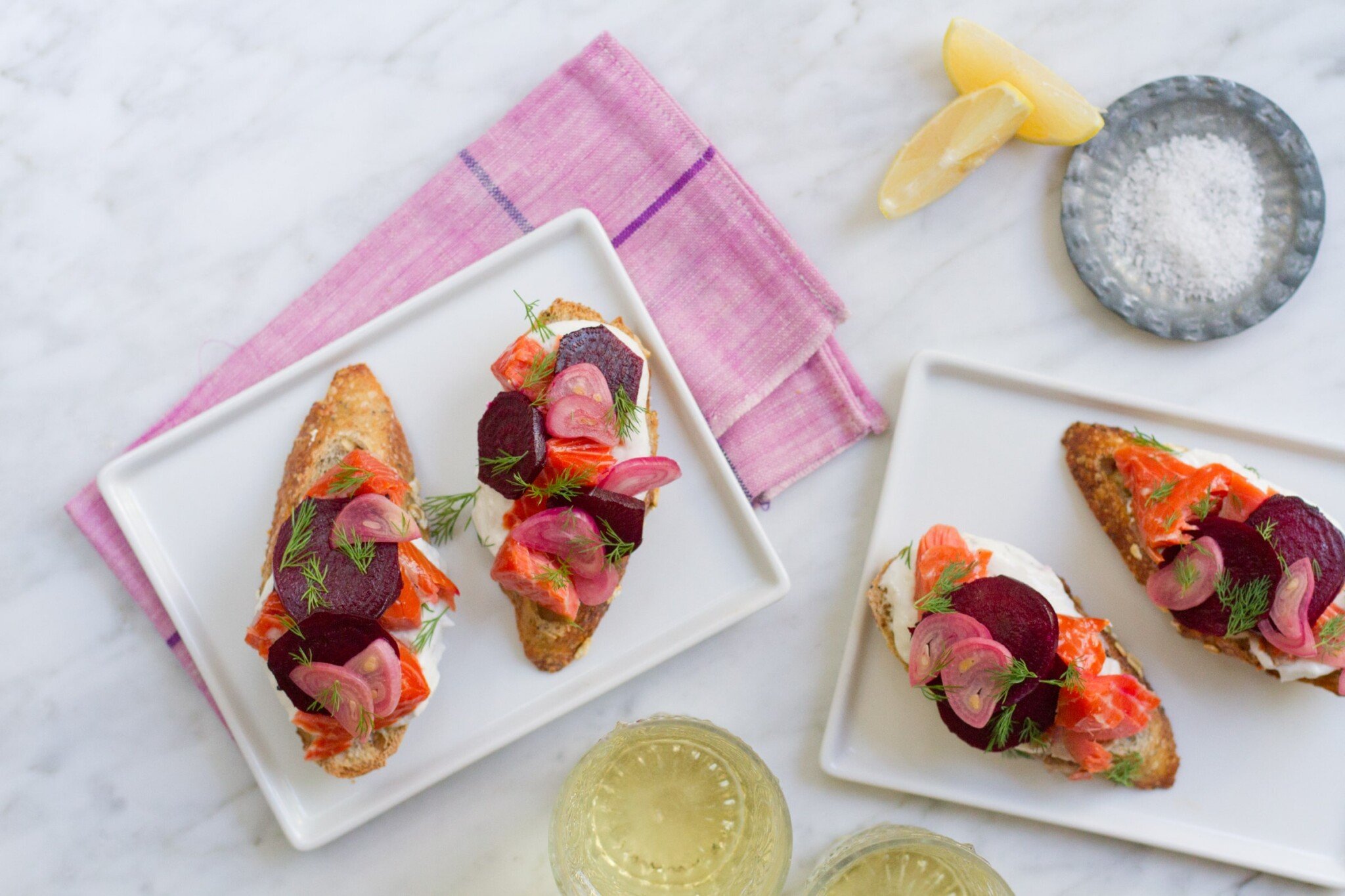 Beet Horseradish Smoked Salmon Breakfast Toast — Salt & Wind Travel