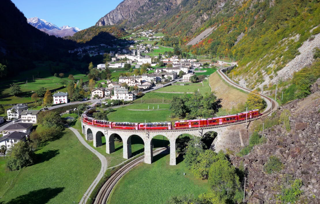 Train in Switzerland Mountains: Five Scenic Routes — Salt & Wind Travel