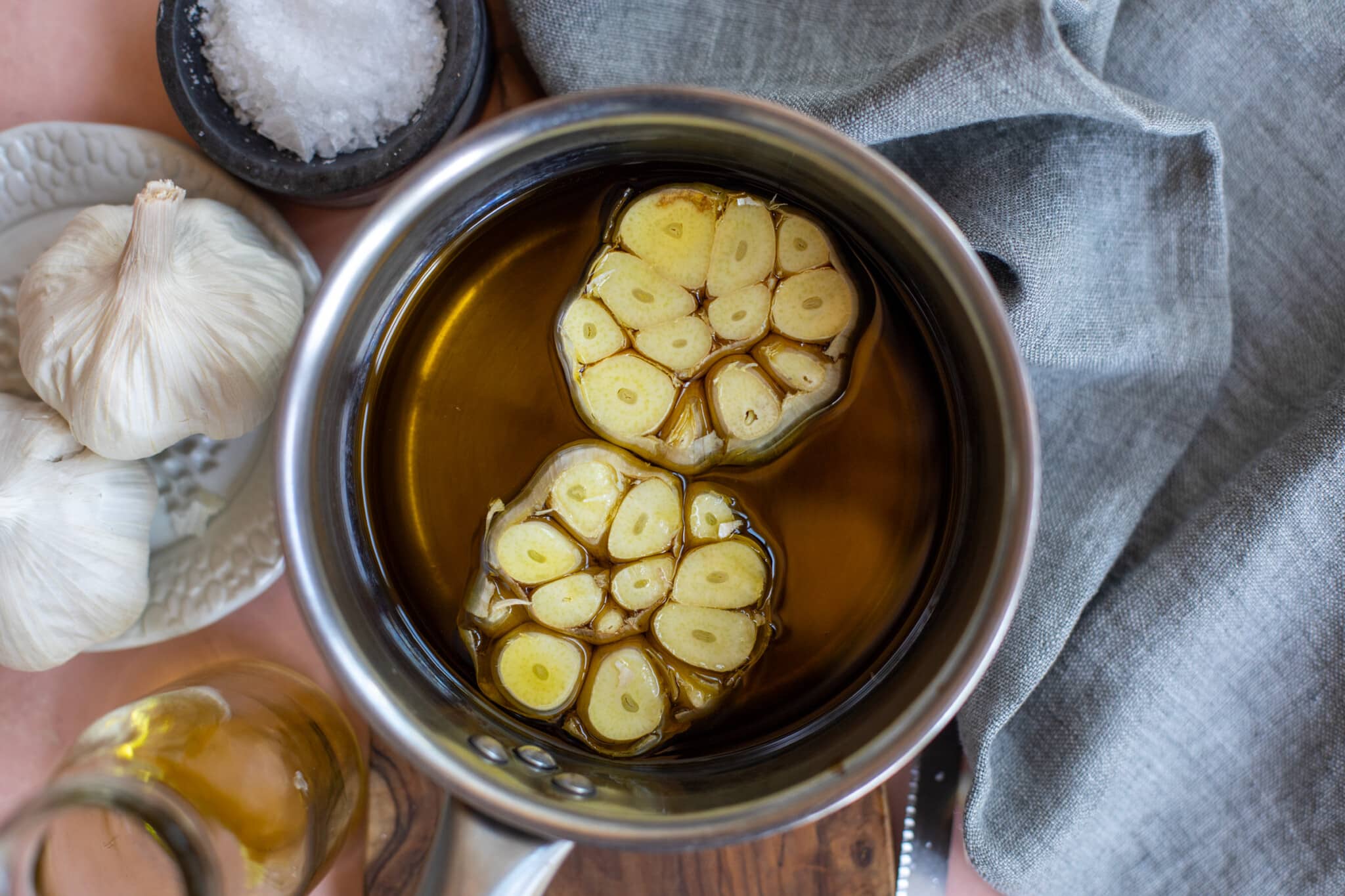 The Best Roasted Garlic Oil Recipe — Salt & Wind Travel