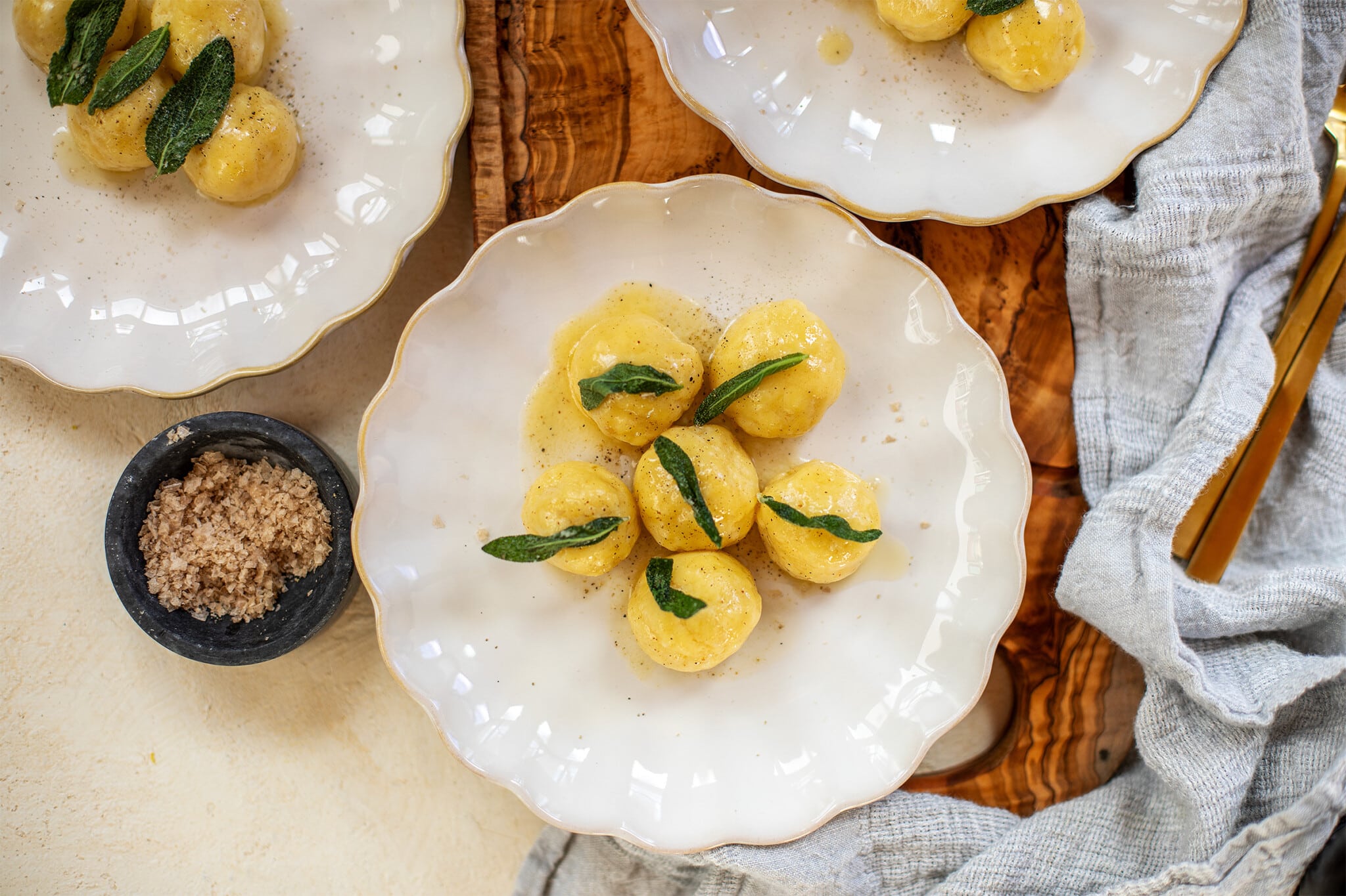 Ricotta Gnudi with Butter Sage Sauce — Salt & Wind Travel