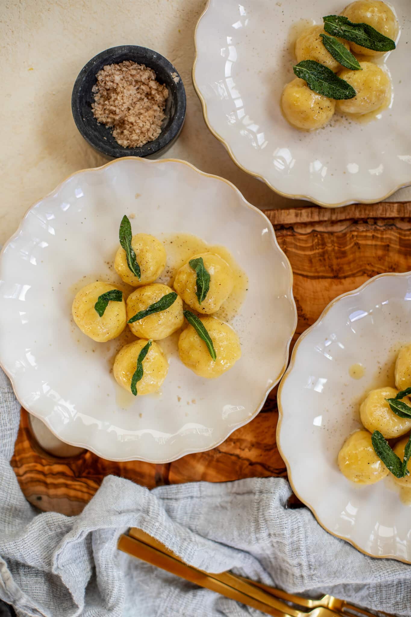 Ricotta Gnudi with Butter Sage Sauce — Salt & Wind Travel