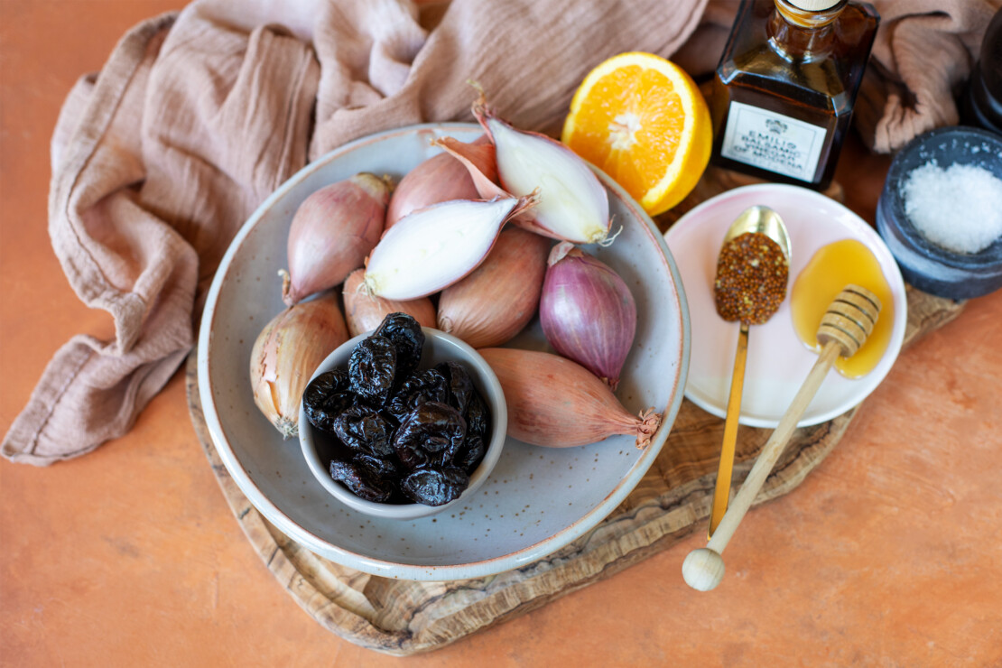 Prune Shallot Jam and a Prosciutto, Peach, Goat Cheese Sandwich